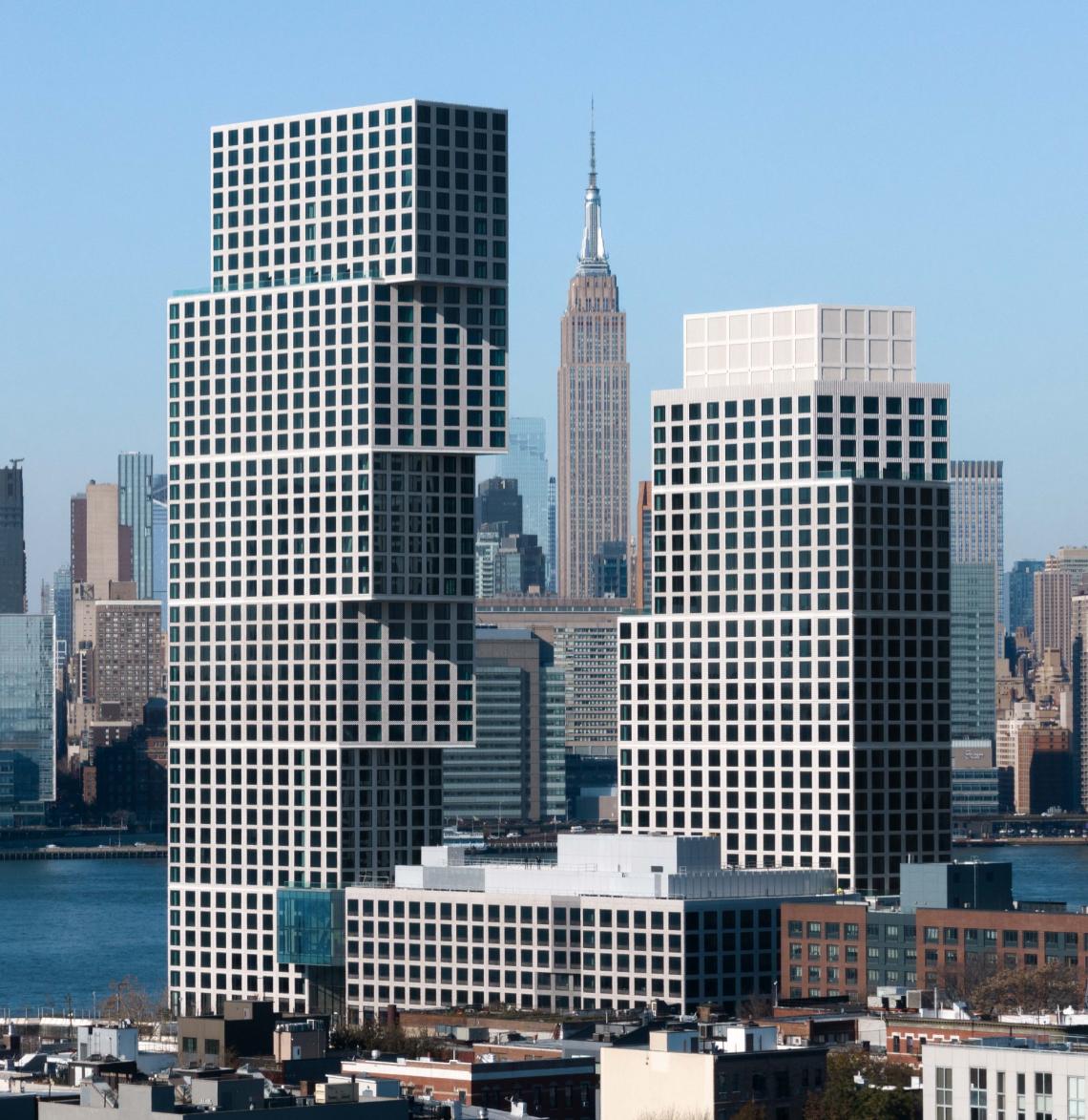 Rendering vs. Reality: Cantilevering Eagle + West towers on the ...