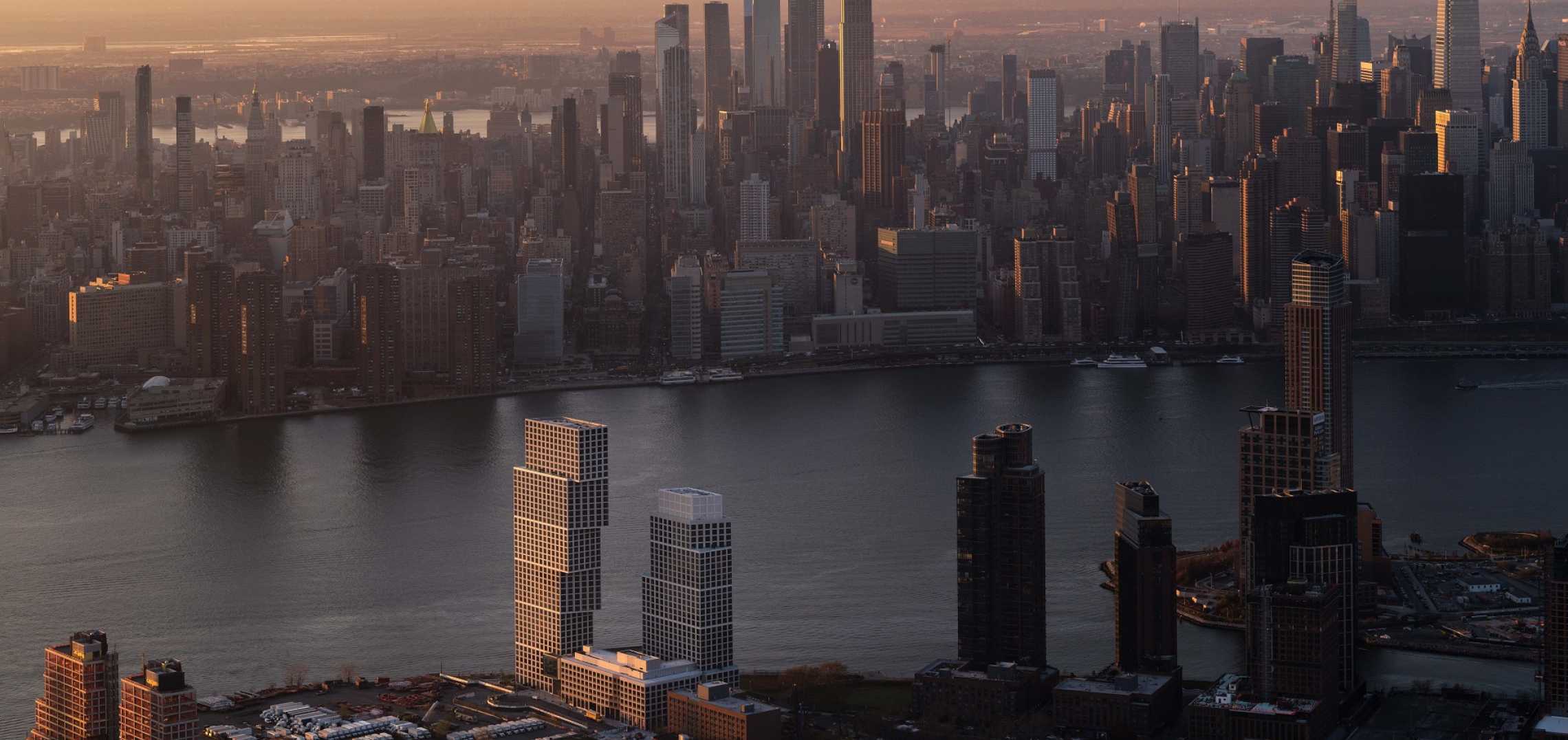 Rendering vs. Reality: Cantilevering Eagle + West towers on the ...