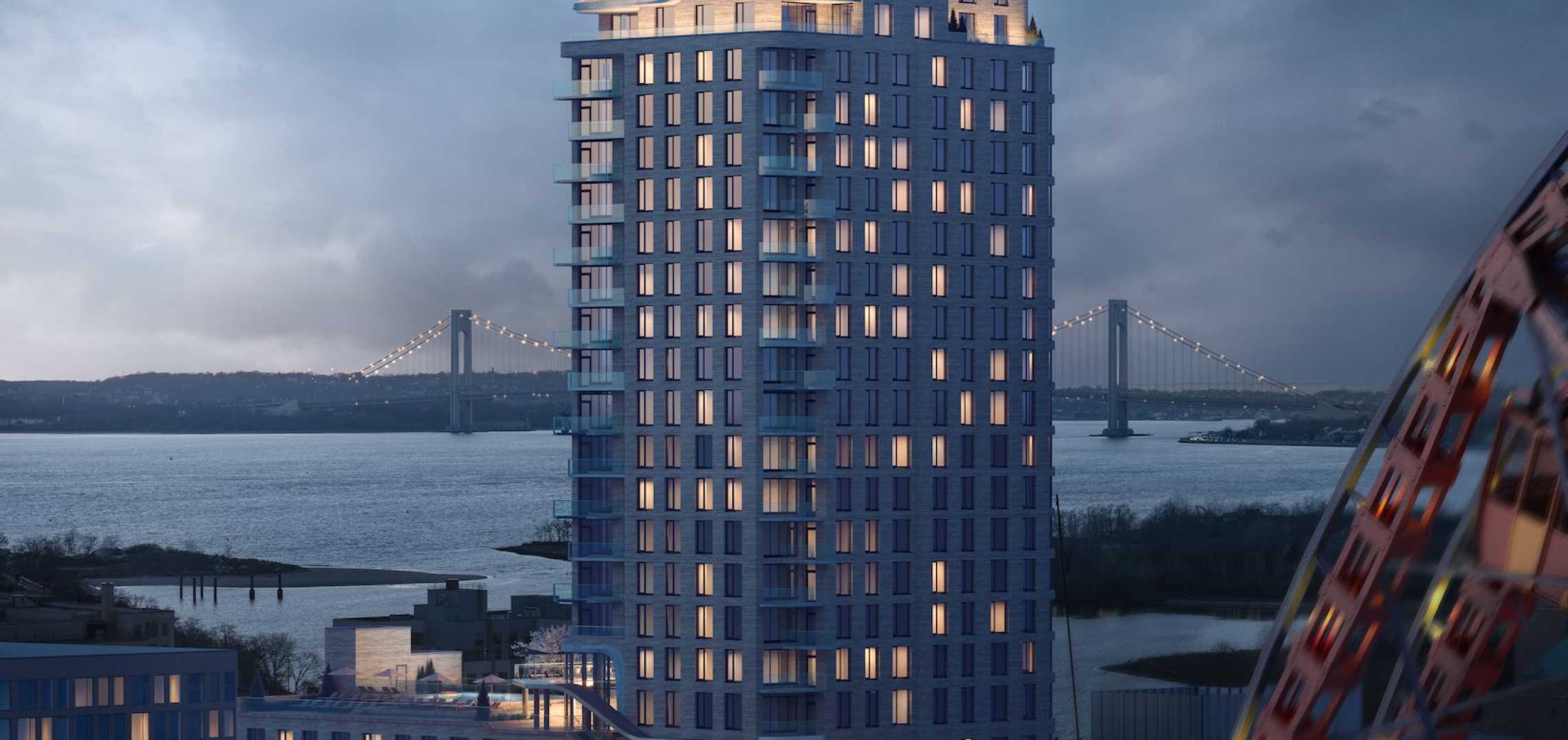 Geothermal high-rise tops out at 1515 Surf Avenue in Coney Island ...