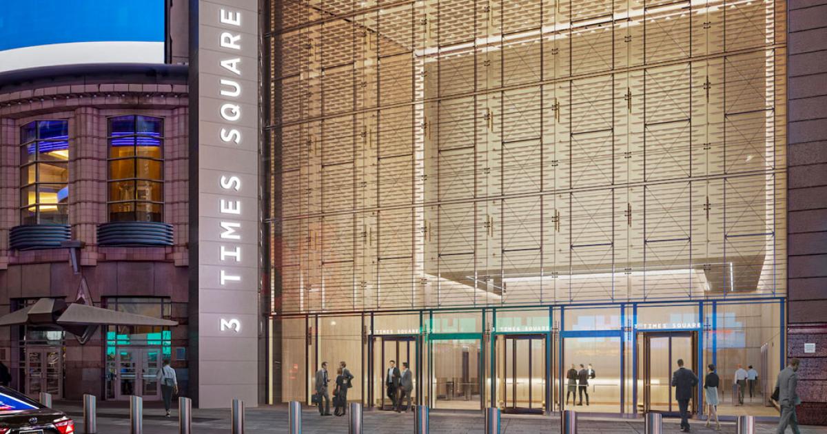 See FXCollaborative's $25M update for 3 Times Square | Urbanize New York