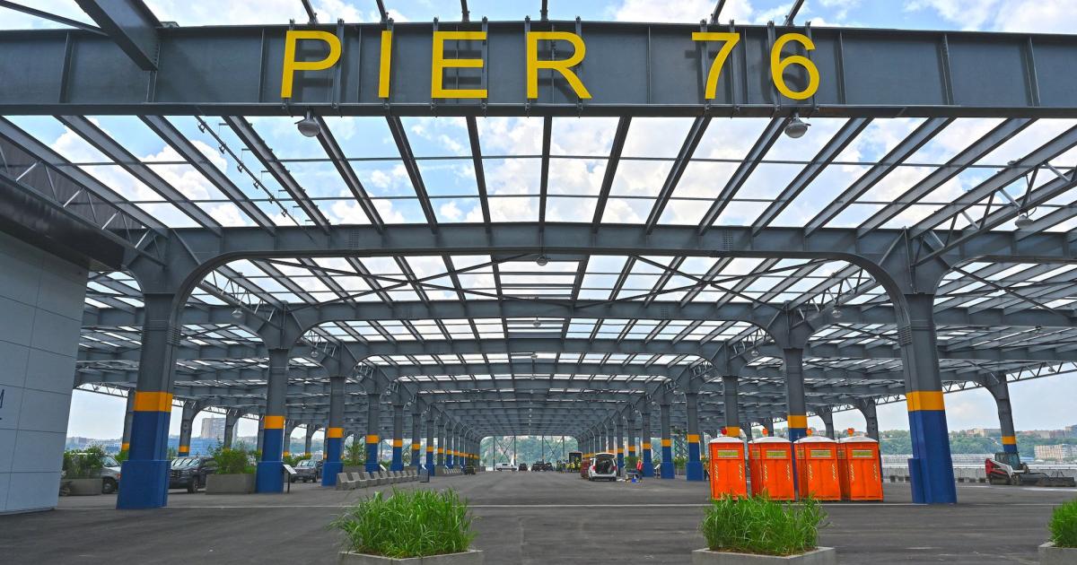 New Pier 76 park officially opens to the public on Manhattan's west ...