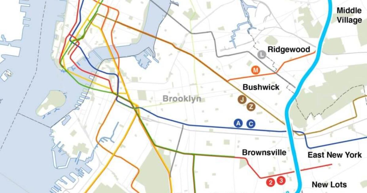 14-mile Interborough Express would connect Bay Ridge to Jackson Heights ...